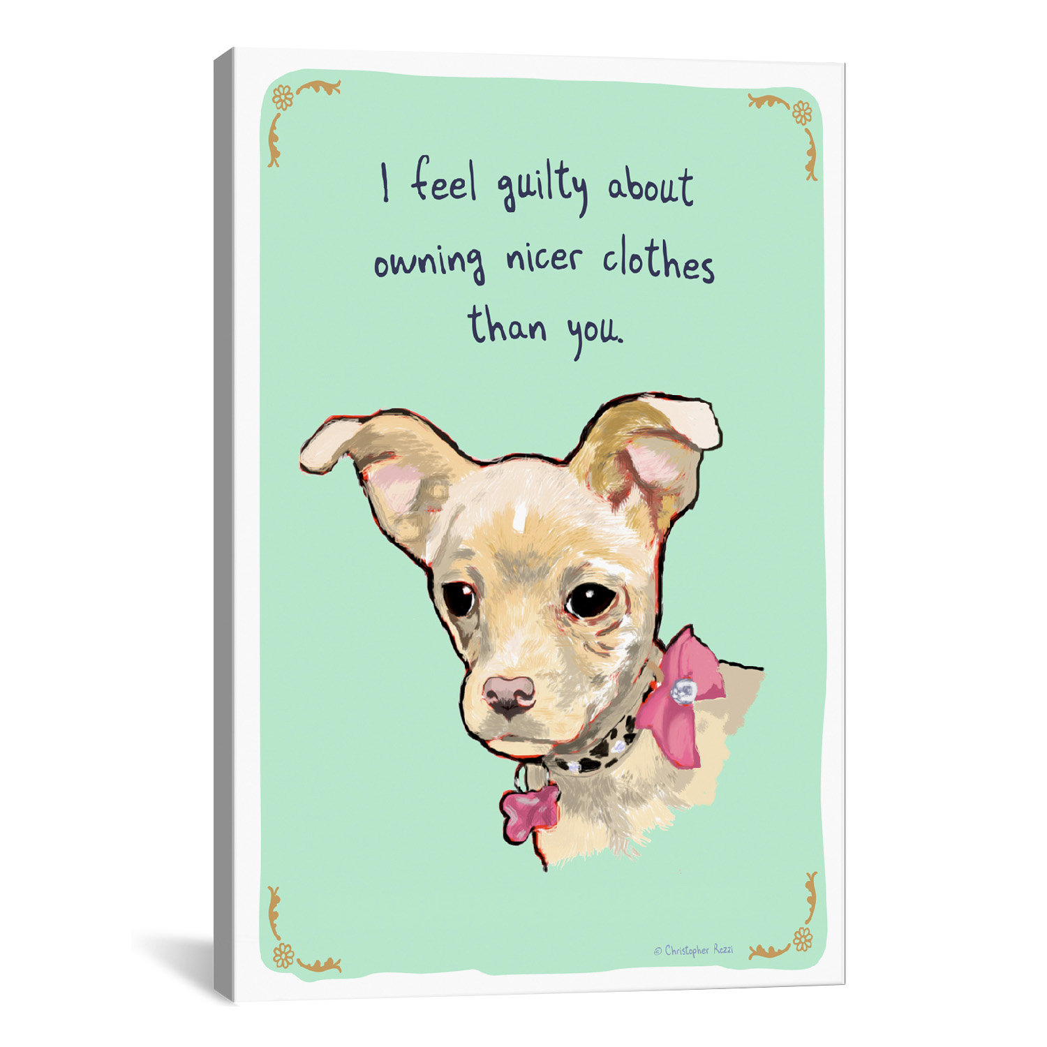 iCanvas Maya's Spoiled Rotten by Christopher Rozzi Graphic Art on ...