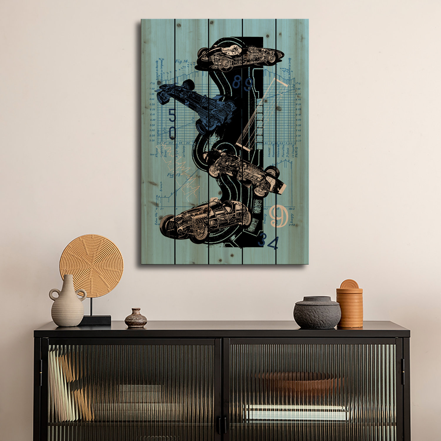 Winston Porter Wood Wall Art Print - F1 Championships III by Pawel ...