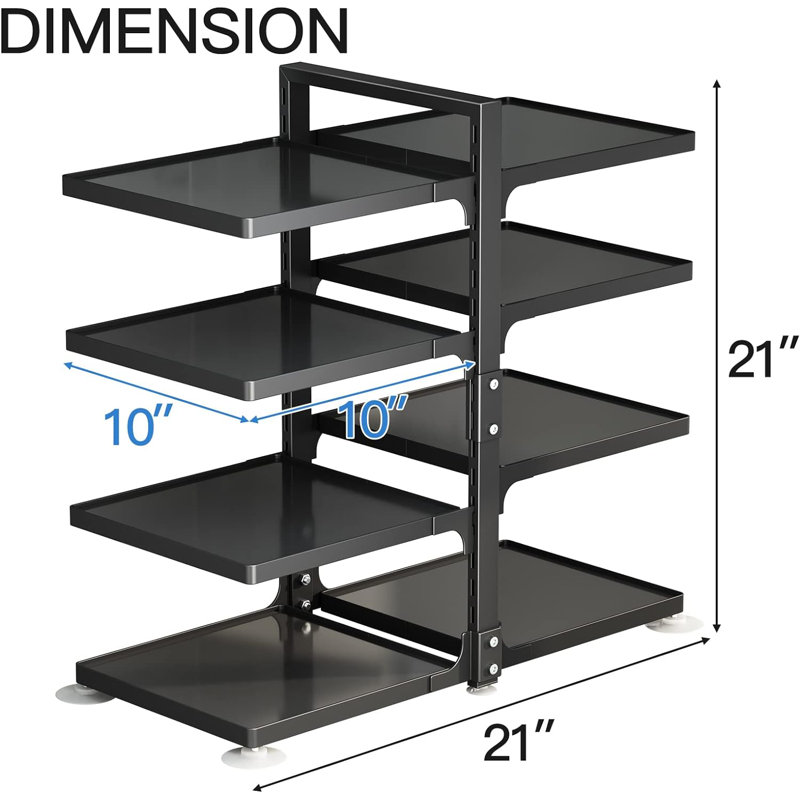 Prep & Savour Rectangle Freestanding Pot Rack | Wayfair