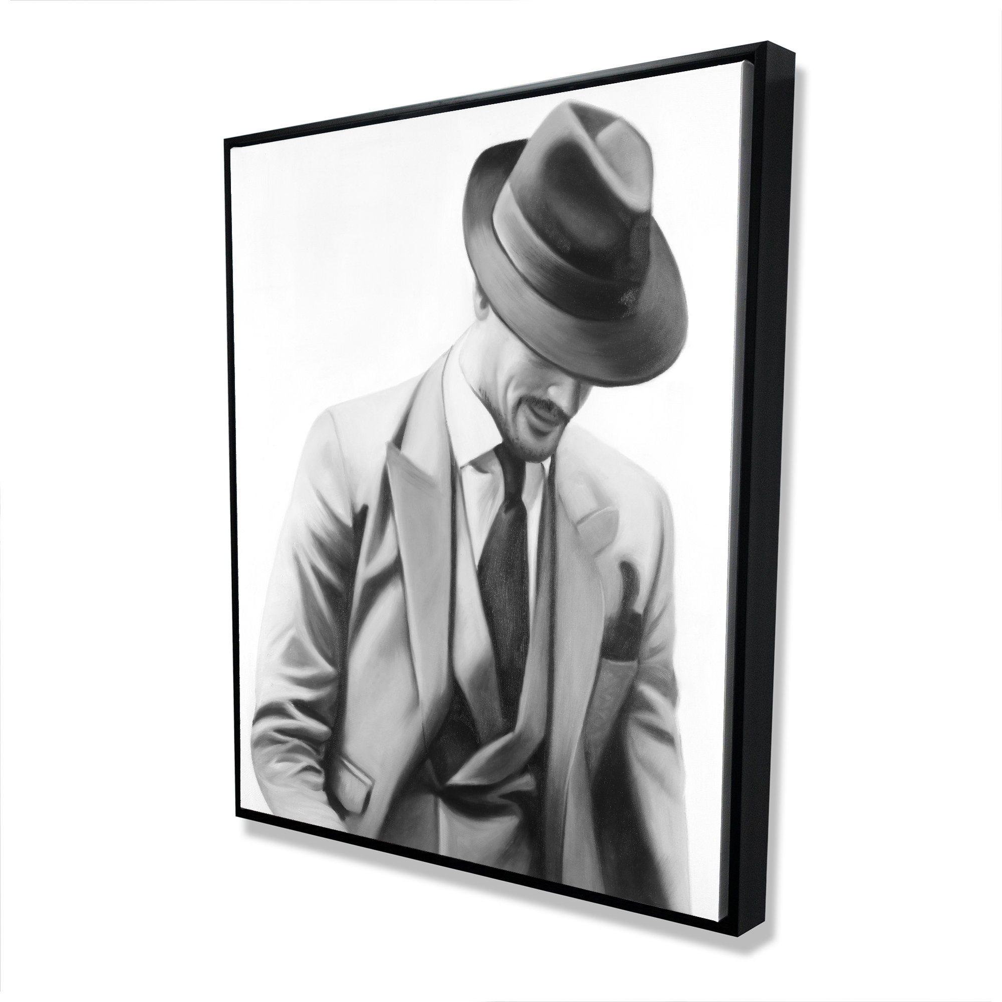 Begin Edition International Inc. Elegant businessman - Framed canvas ...
