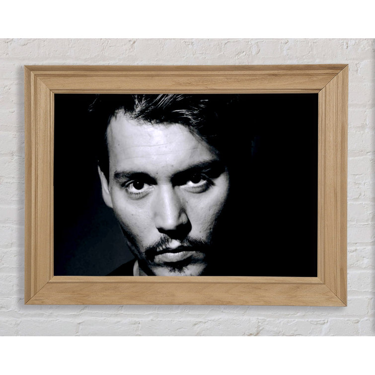 Bright Star Johnny Depp Face - Single Picture Frame Art Prints ...