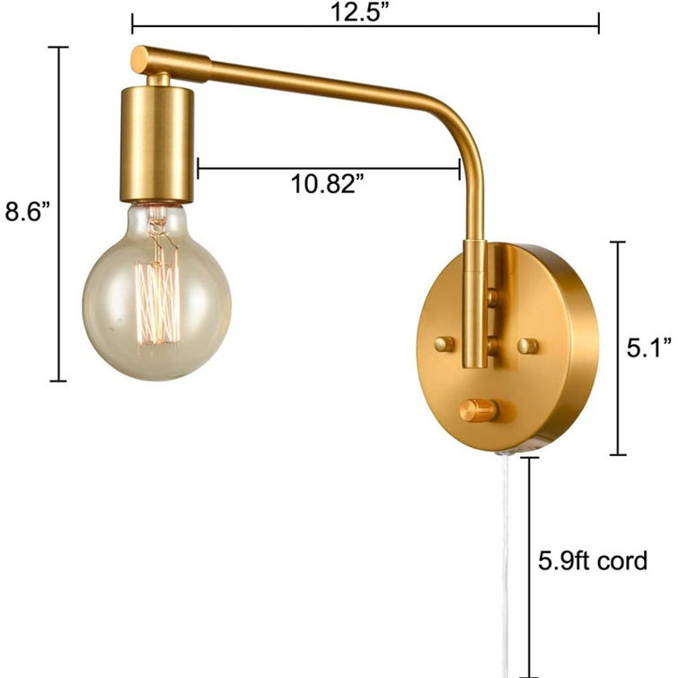 Everly Quinn Chineme Flush Mounted Sconce | Wayfair