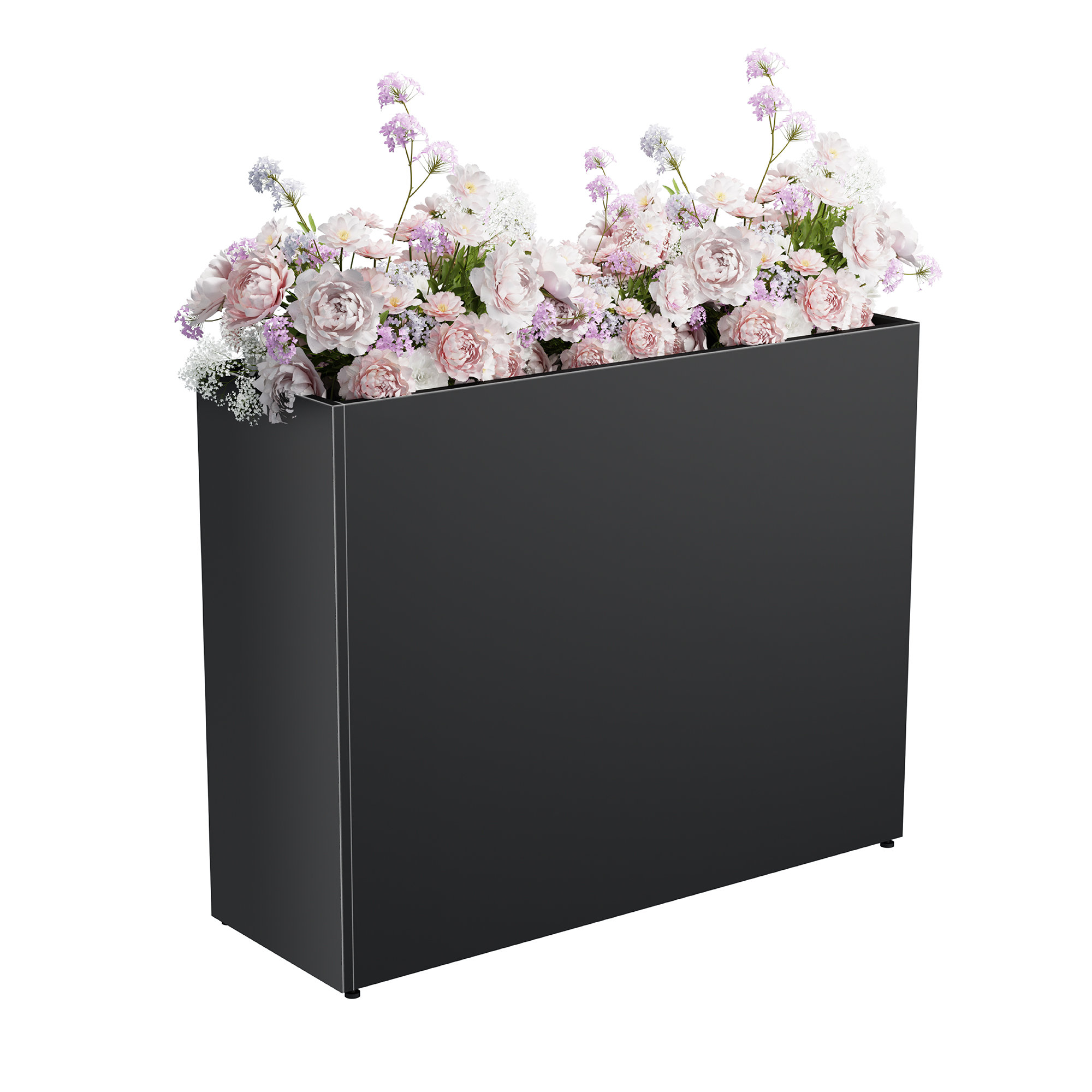 Ivy Bronx Adjustable Metal Planter Box, Rectangular Planter Box - Large ...