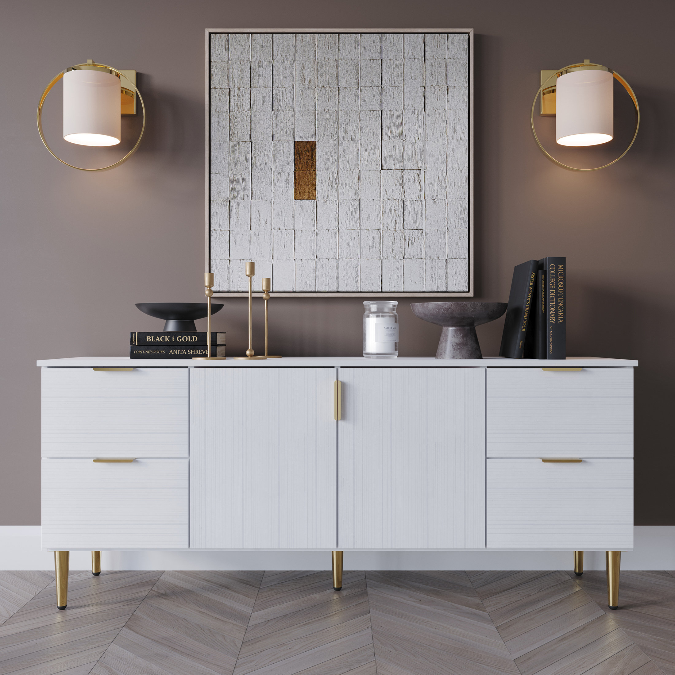 Everly Quinn Tiniya 59.65'' Sideboard & Reviews | Wayfair