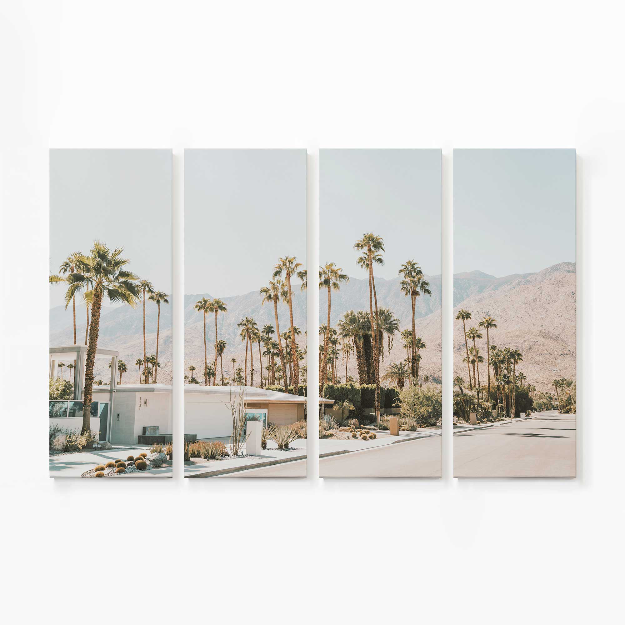 Frametolia The Hills | 4 Panel Split Large Canvas Print | Wayfair