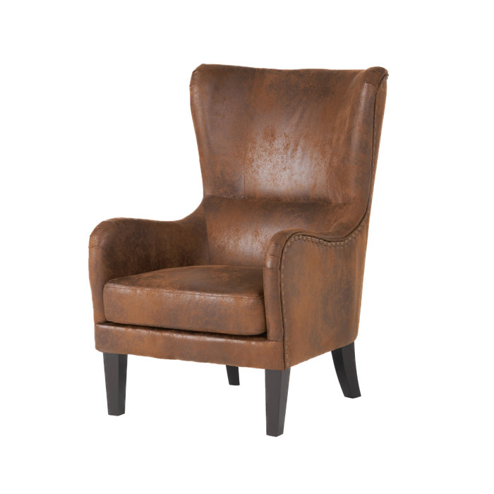 Williston Forge Adetola Upholstered Wingback Chair & Reviews - Wayfair ...