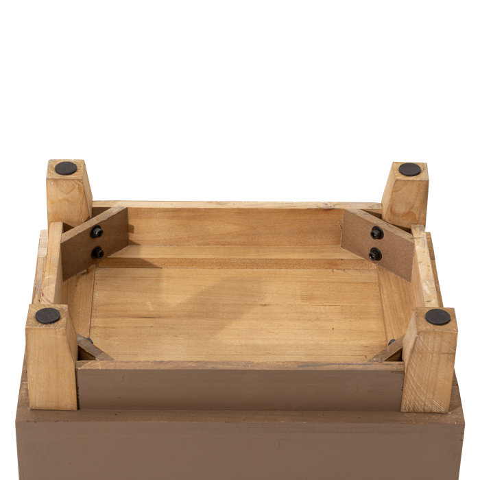 Loon Peak® Fayola Rustic Farmhouse Three Drawer Dresser, Mid Century 3 ...