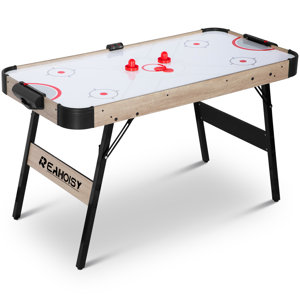 RayChee 54" 2 -Player Foldable Air Hockey Table with Digital Scoreboard ...