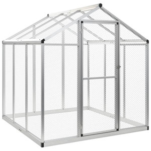 Tucker Murphy Pet™ Outdoor Aviary Walk-in Aviary with Hinged Door Large ...
