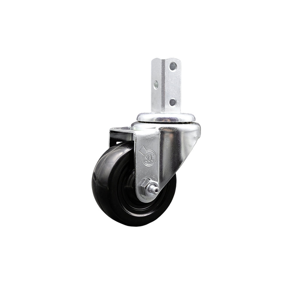Service Caster Hard Rubber Wheel Swivel Square Stem Caster Service ...