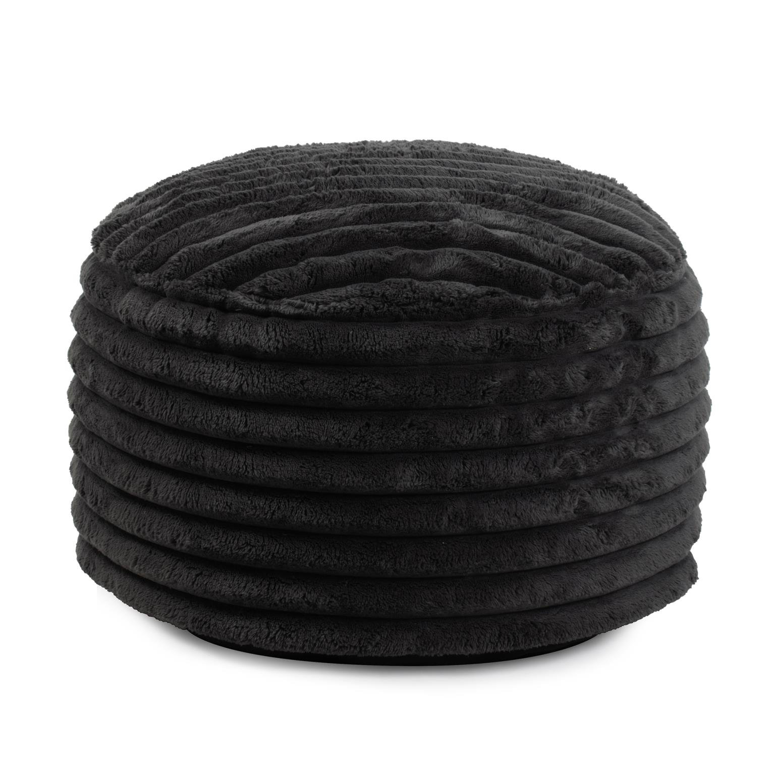 Everly Quinn Camiya Short Pouf Shar Pei White | Wayfair