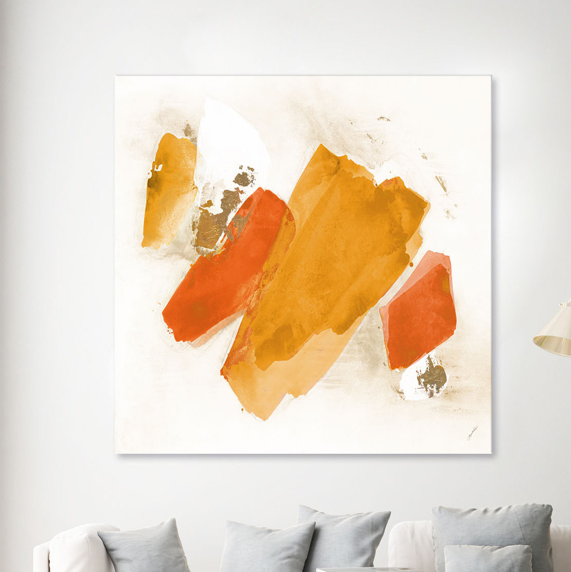 Clicart Equilibrium V4 by Leah Rei - Wrapped Canvas Painting Print ...