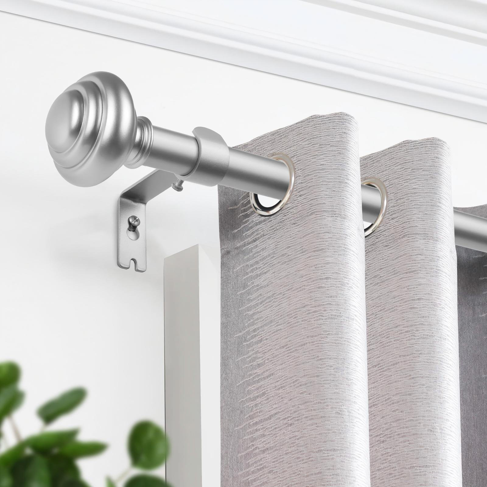 Symple Stuff Curtain Rods For Windows Heavy Duty Curtain Rods ...