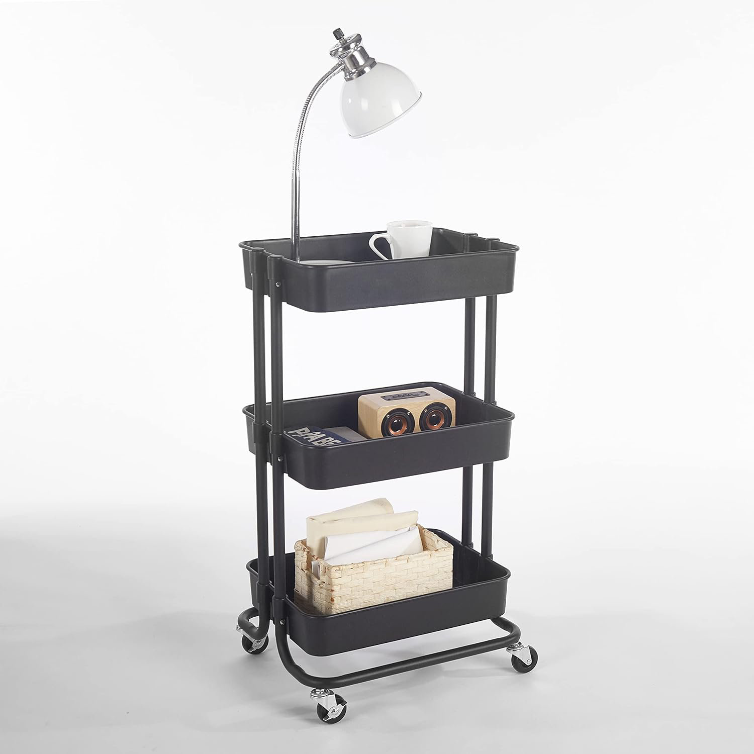 Urban Lifestyle Plastic 3 Tier Rolling Storage Cart | Wayfair