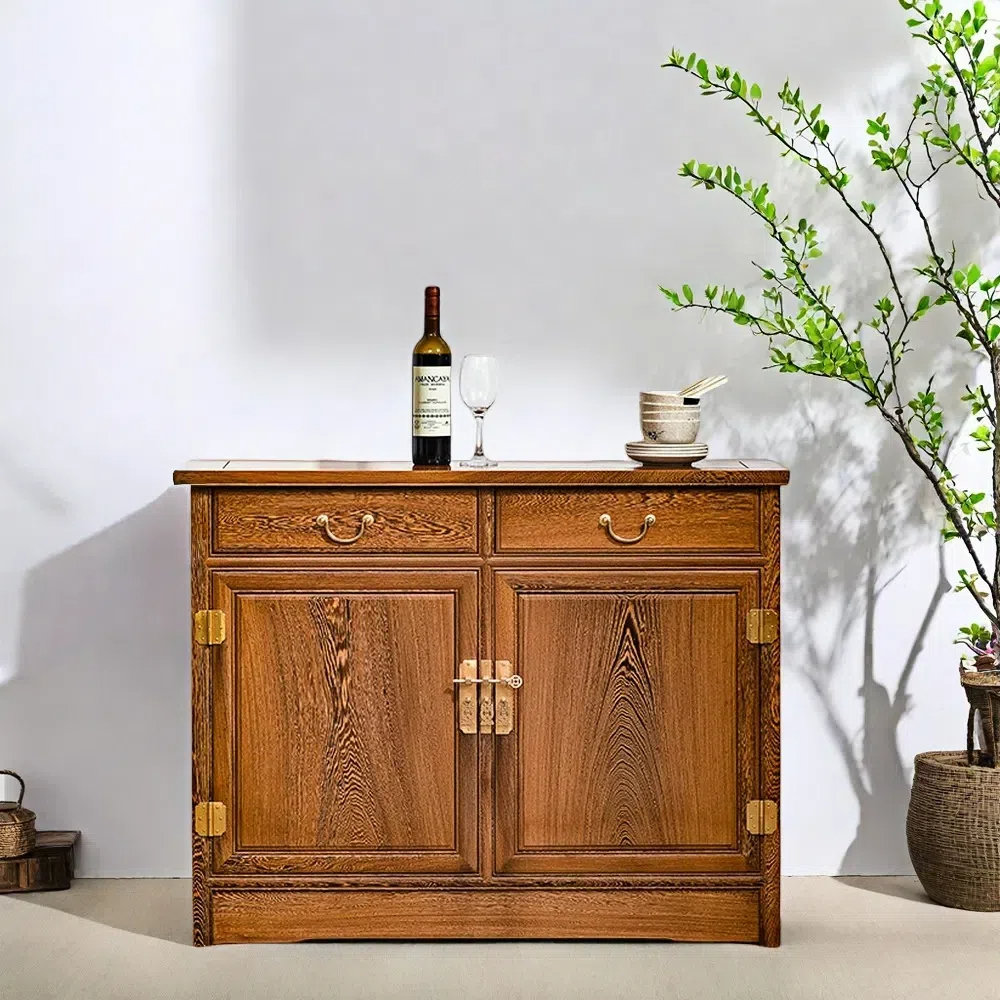 dinlin home Solid Katalox Wood Console Cabinet | Wayfair