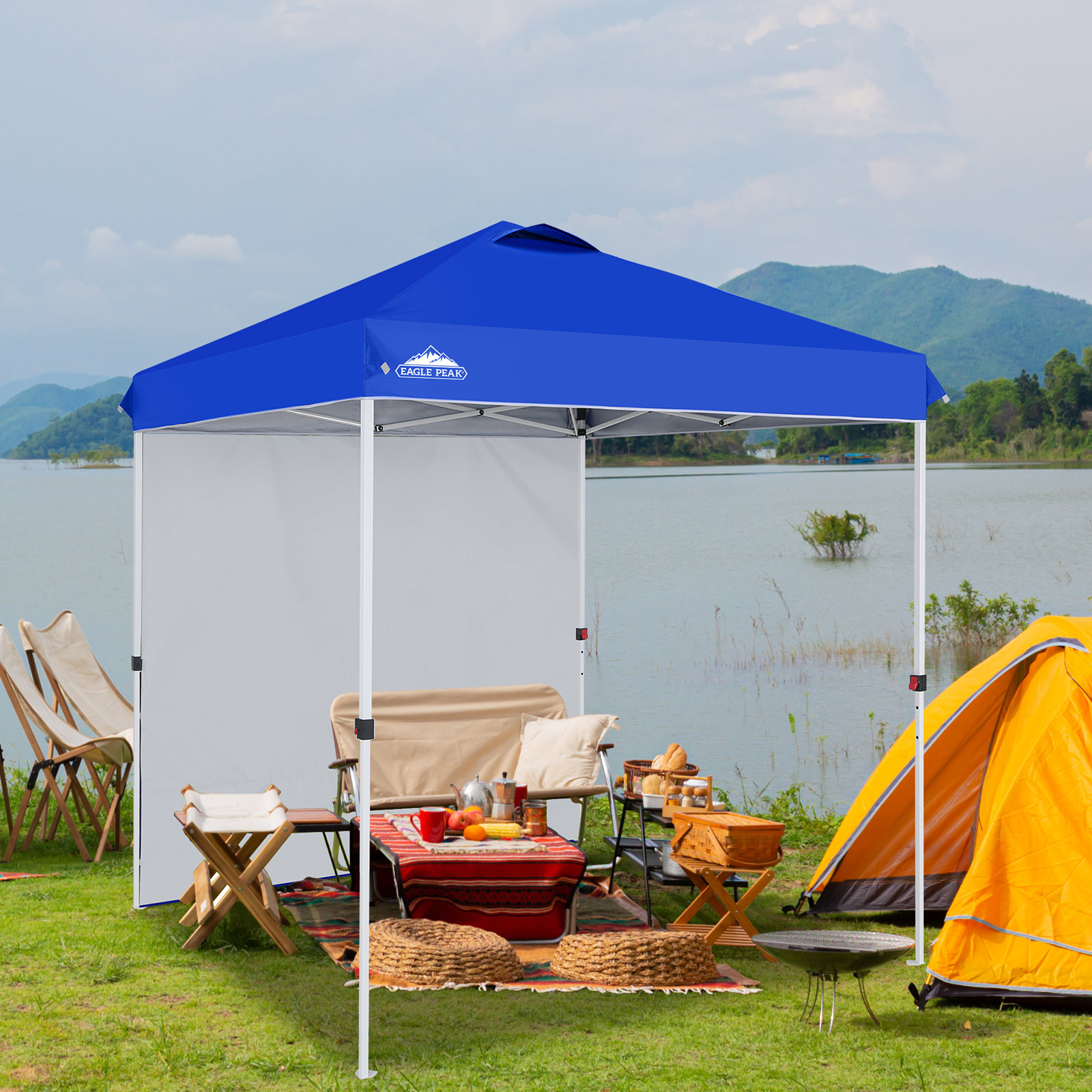 EAGLE PEAK Steel Pop-Up Party Tent Gazebo | Wayfair