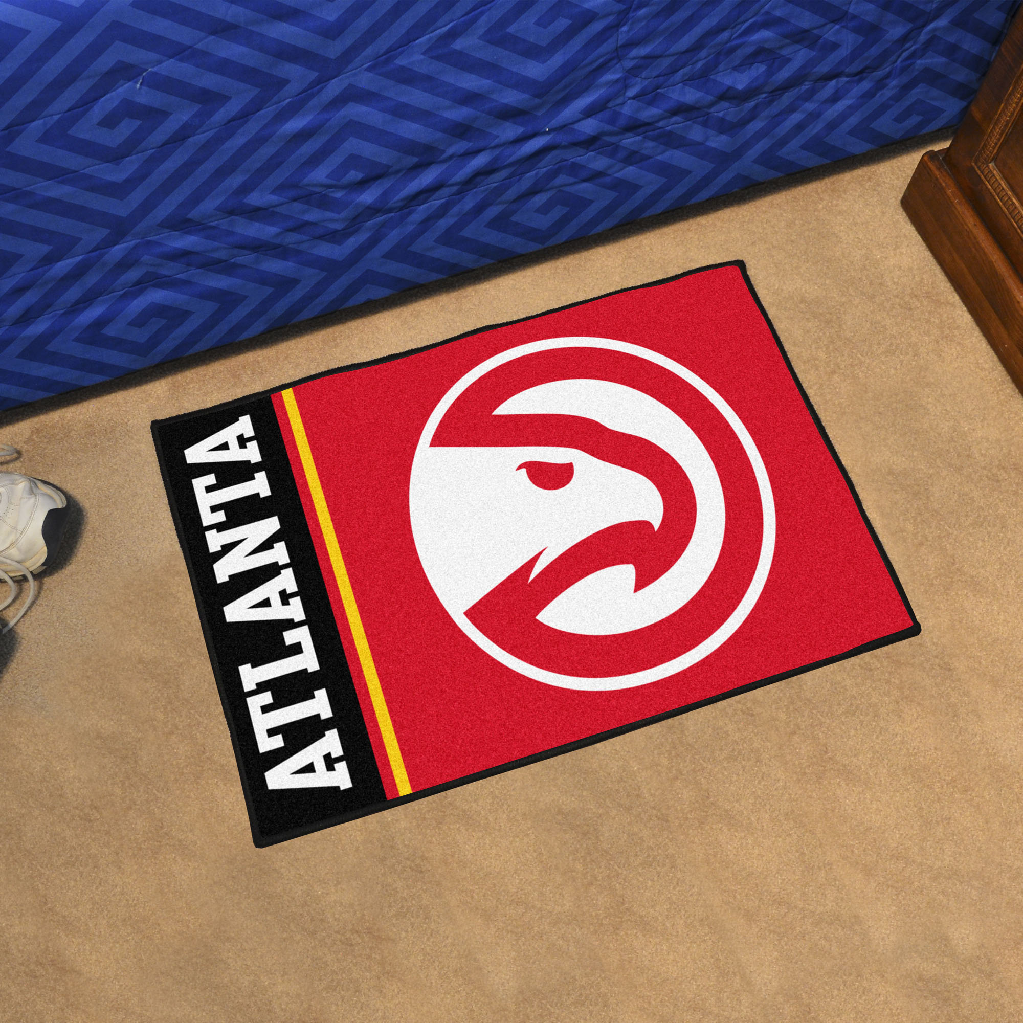 FANMATS NBA Atlanta Hawks Starter 30 in. x 19 in. Non-Slip Indoor Only ...