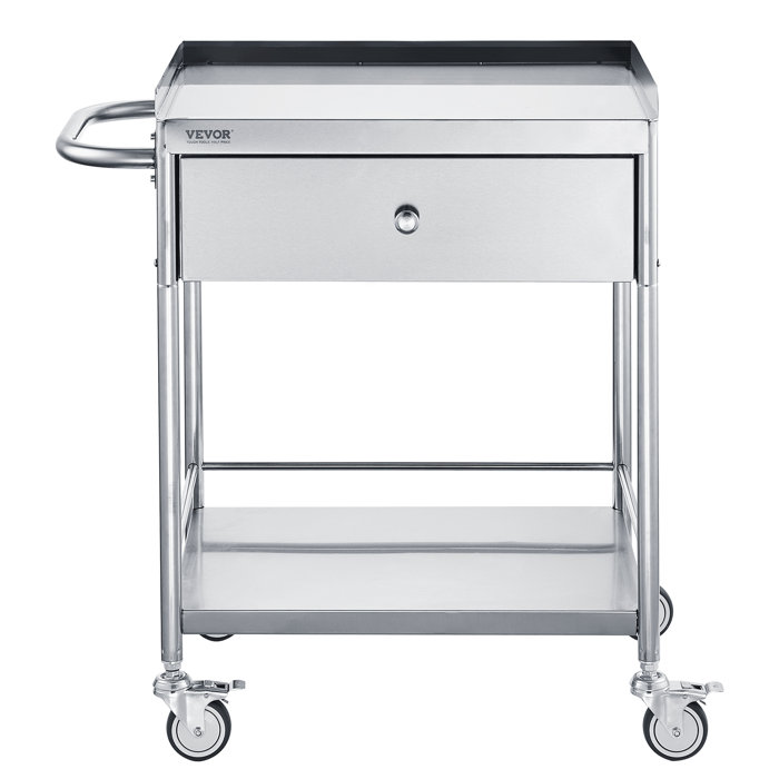 VEVOR 30.9'' H x 28'' W Utility Cart with Wheels & Reviews | Wayfair