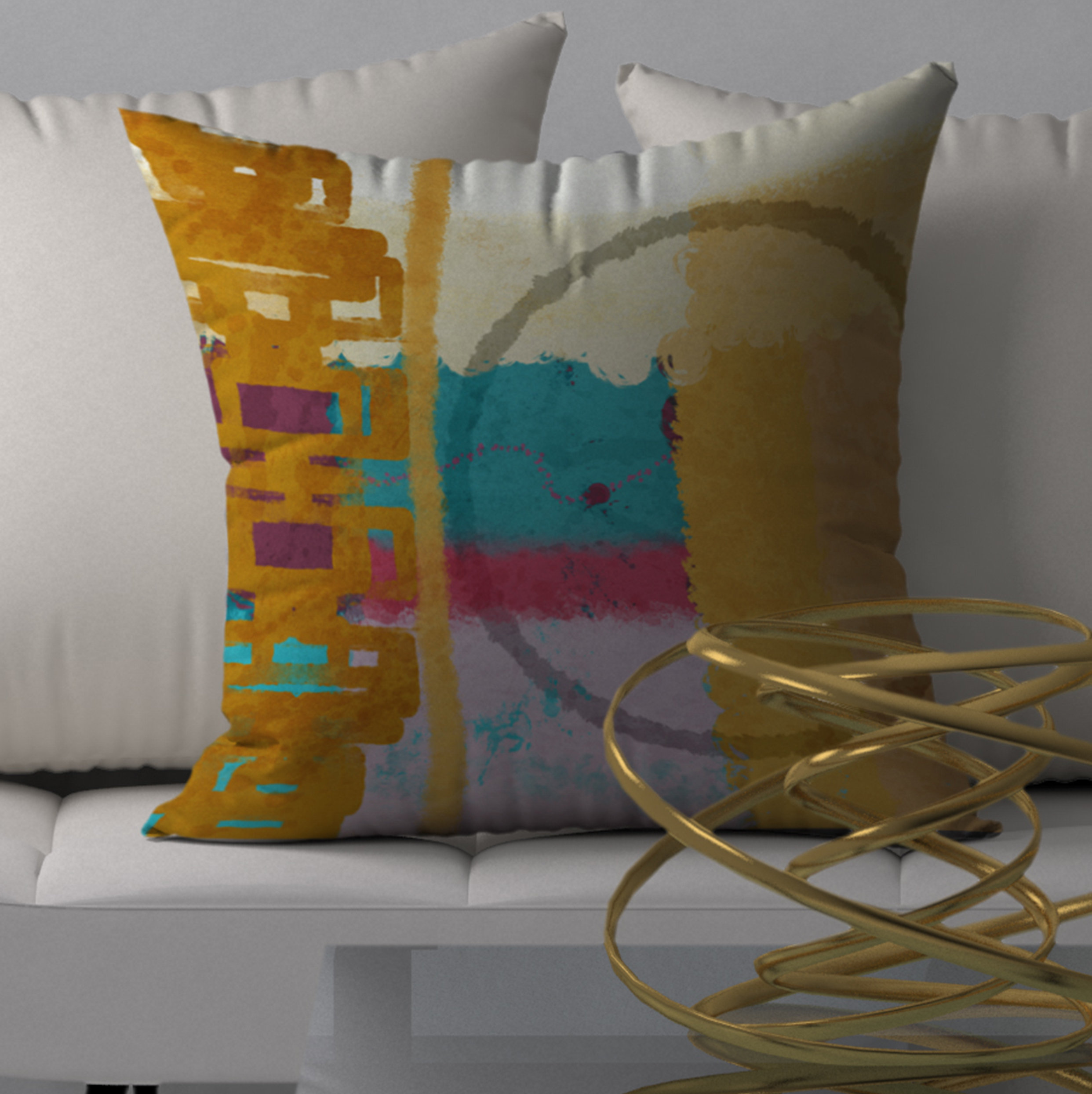 LeRoi Products Award Invincible Square Pillow Cover & Insert | Wayfair