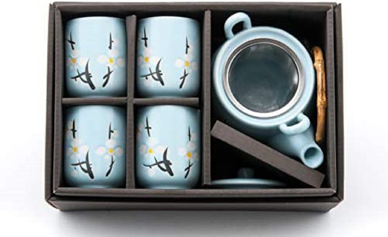 Red Barrel Studio Zaydah Sakura Cherry Blossom Tea Set for 4 People ...