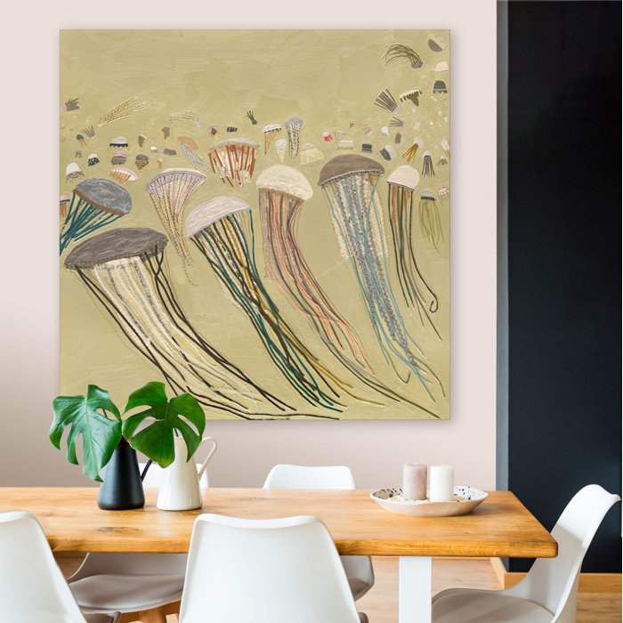 Highland Dunes Jellyfish by Eli Halpin Print | Wayfair
