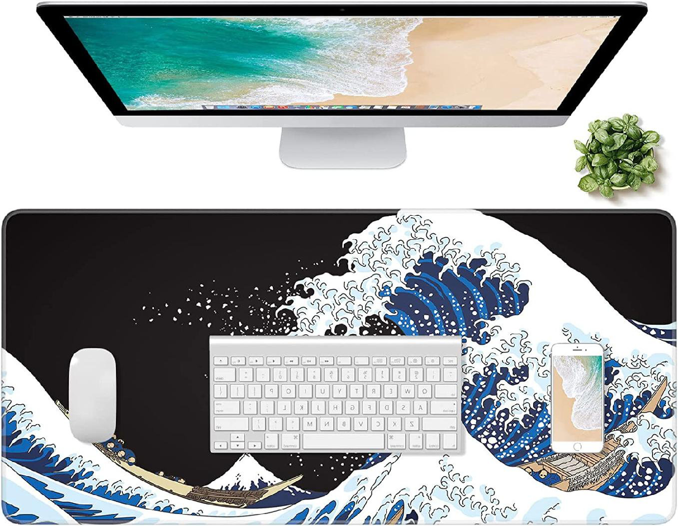 Highland Dunes Extended Gaming Mouse Pad, Large Desk Pad, Computer ...