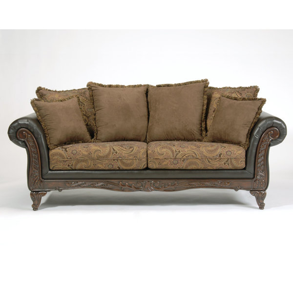Lark Manor™ Rolled Arm Sofa with Reversible Cushions & Reviews | Wayfair