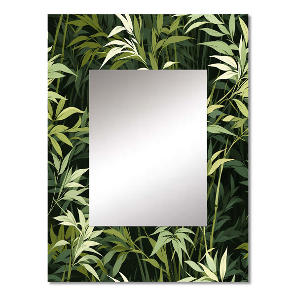 Bungalow Rose Vintage Spring Flowers - Botanical Mirror Wall Decor ...