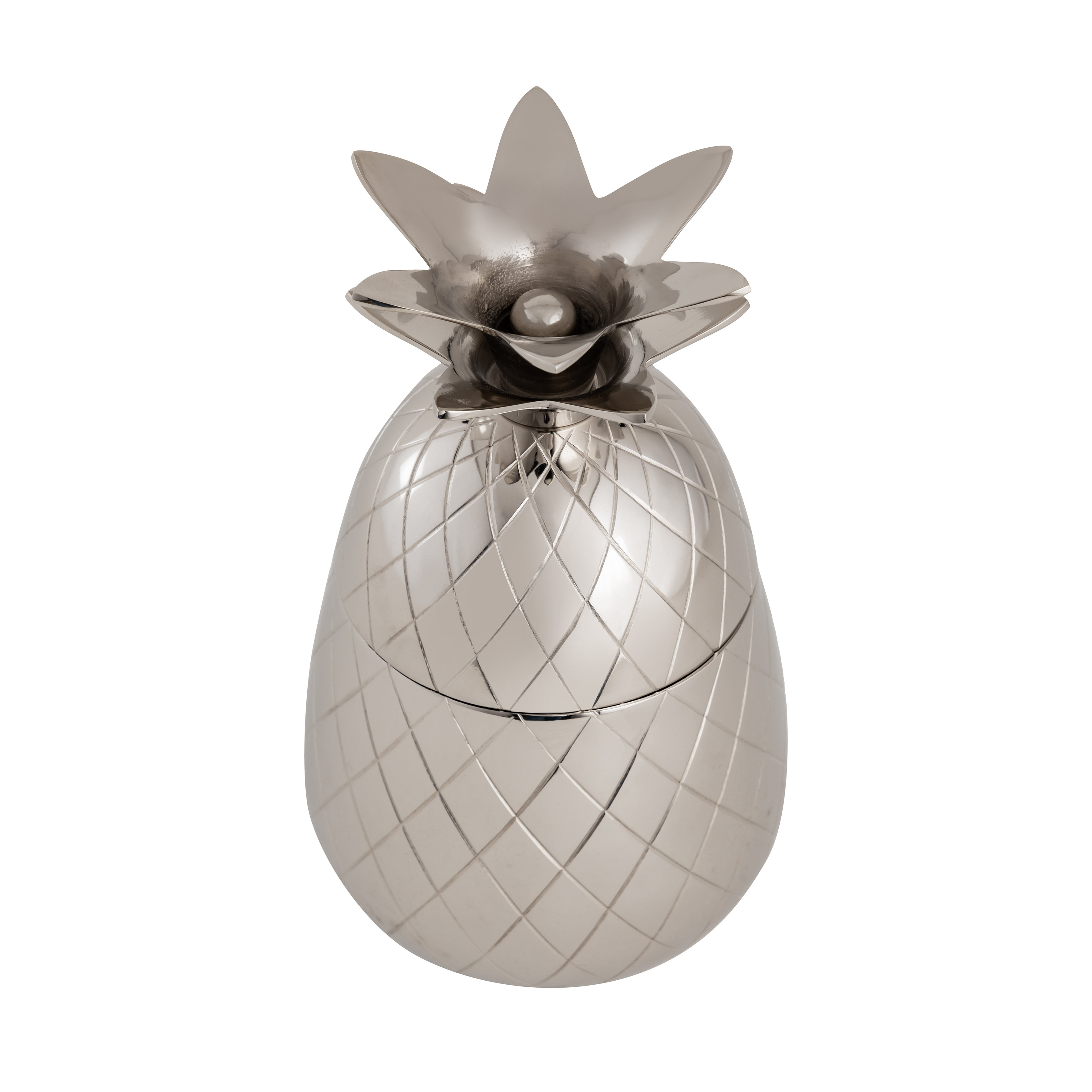 Mercer41 Little Island Pineapple Object - Silver | Wayfair