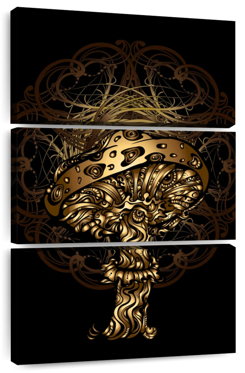 Lark Manor™ Harnek Abstract Mushroom | Wayfair