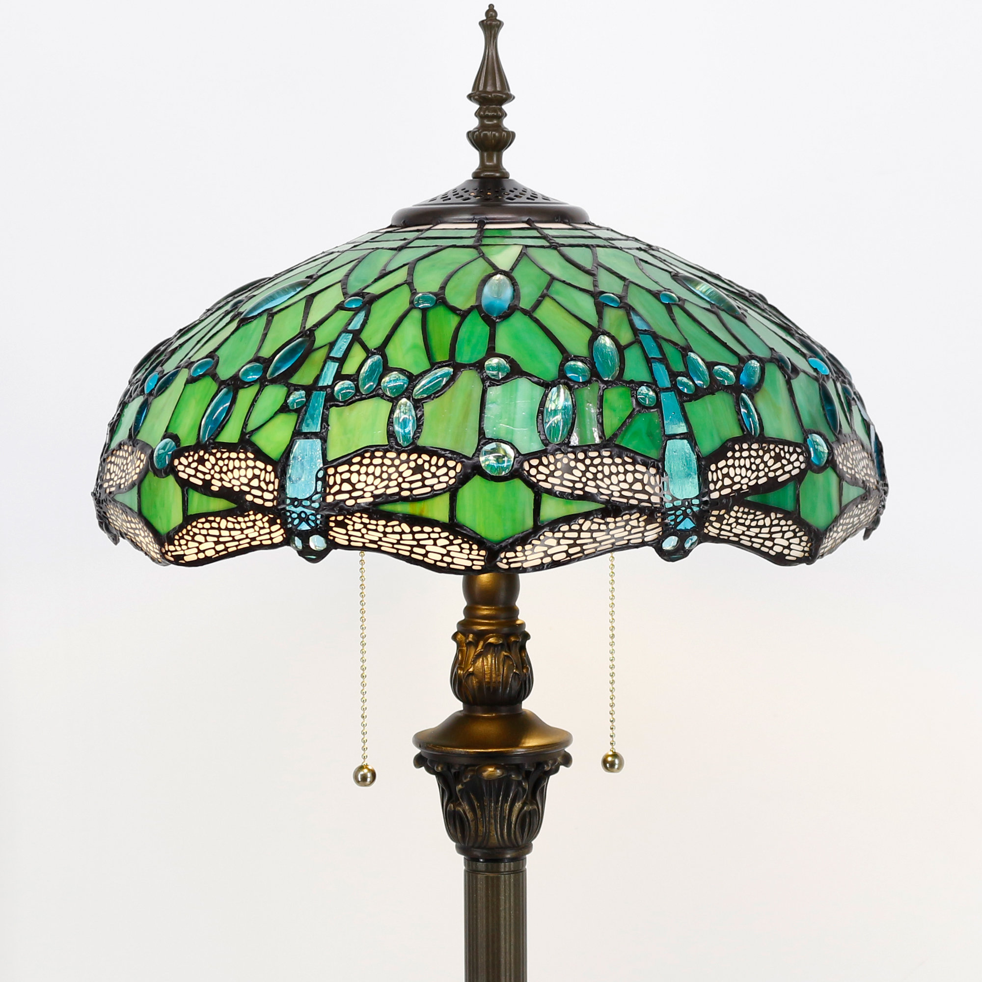 Canora Grey Bachit 70'' Bronze Task Floor Lamp Set | Wayfair