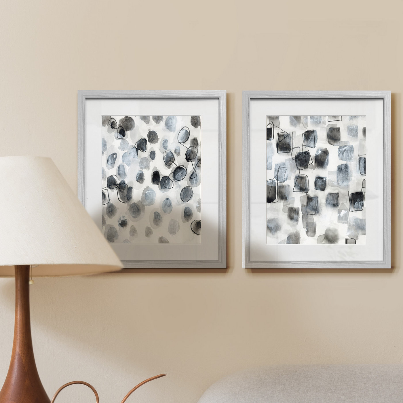 Latitude Run® Encompass I - 2 Piece Picture Frame Graphic Art Print Set ...