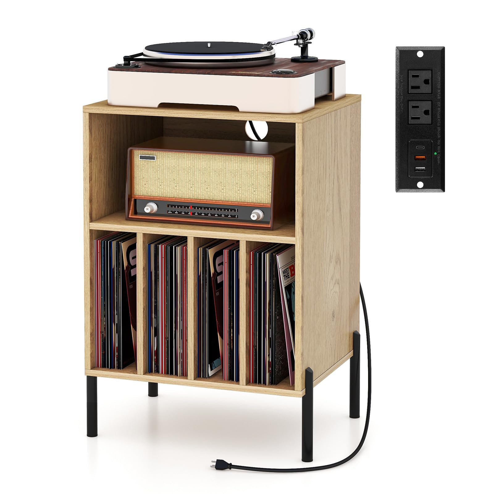 Ebern Designs Turntable Side Table, | Wayfair