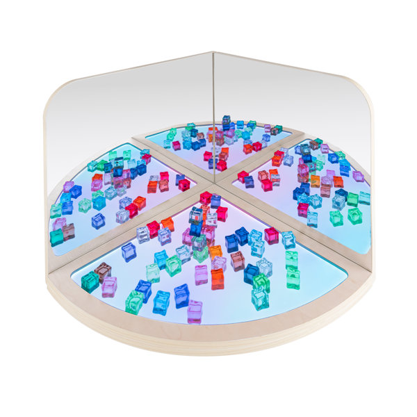 TENMIND Interactive Sensory Corner Mirror Set with 2 Mirrors, LED ...