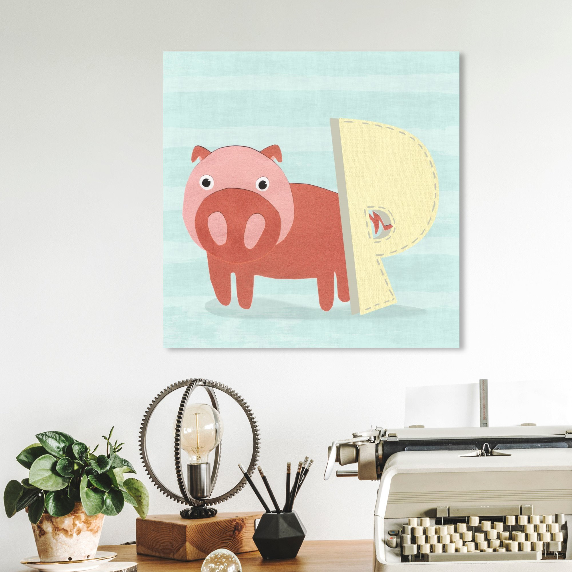 Isabelle & Max™ Finney Letter P Canvas Art - Wayfair Canada