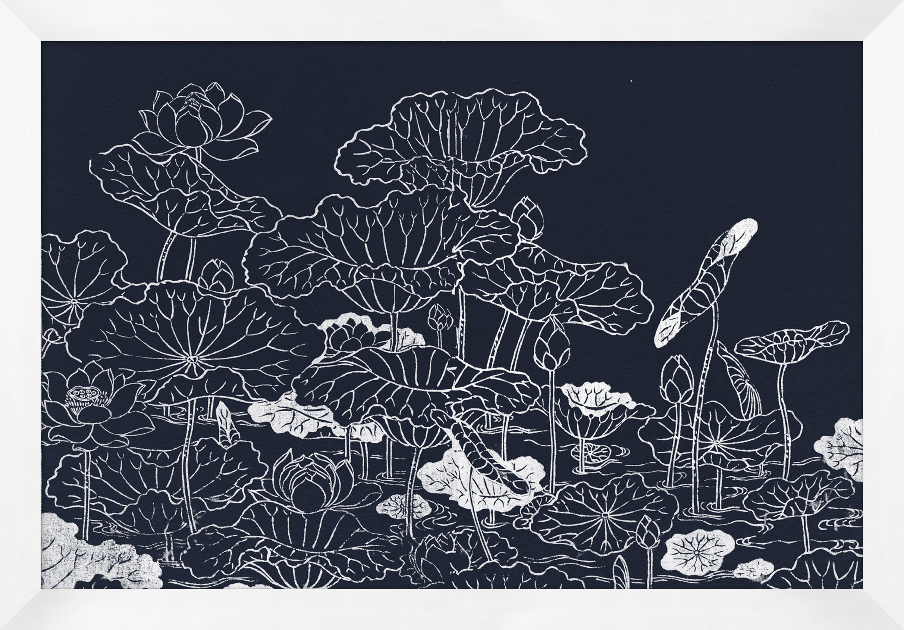 Wendover Art Group Wood Block Nature Impression 1 - Picture Frame ...