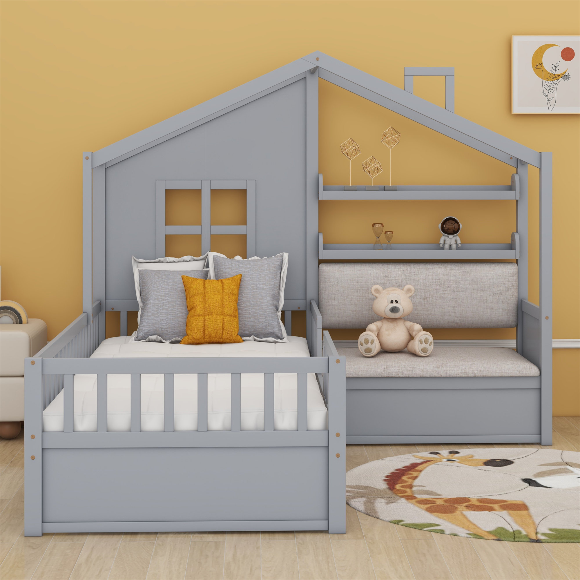 Red Barrel Studio® Kyvon Slat Storage Bed | Wayfair