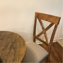 Beachcrest Home Dellbrook 18.8'' H Linen Upholstered Side Chair ...