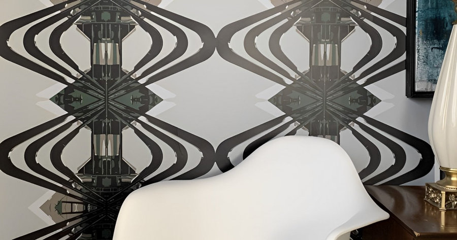 Stanton Gray Freda Floral Metallic Wallpaper Roll | Perigold
