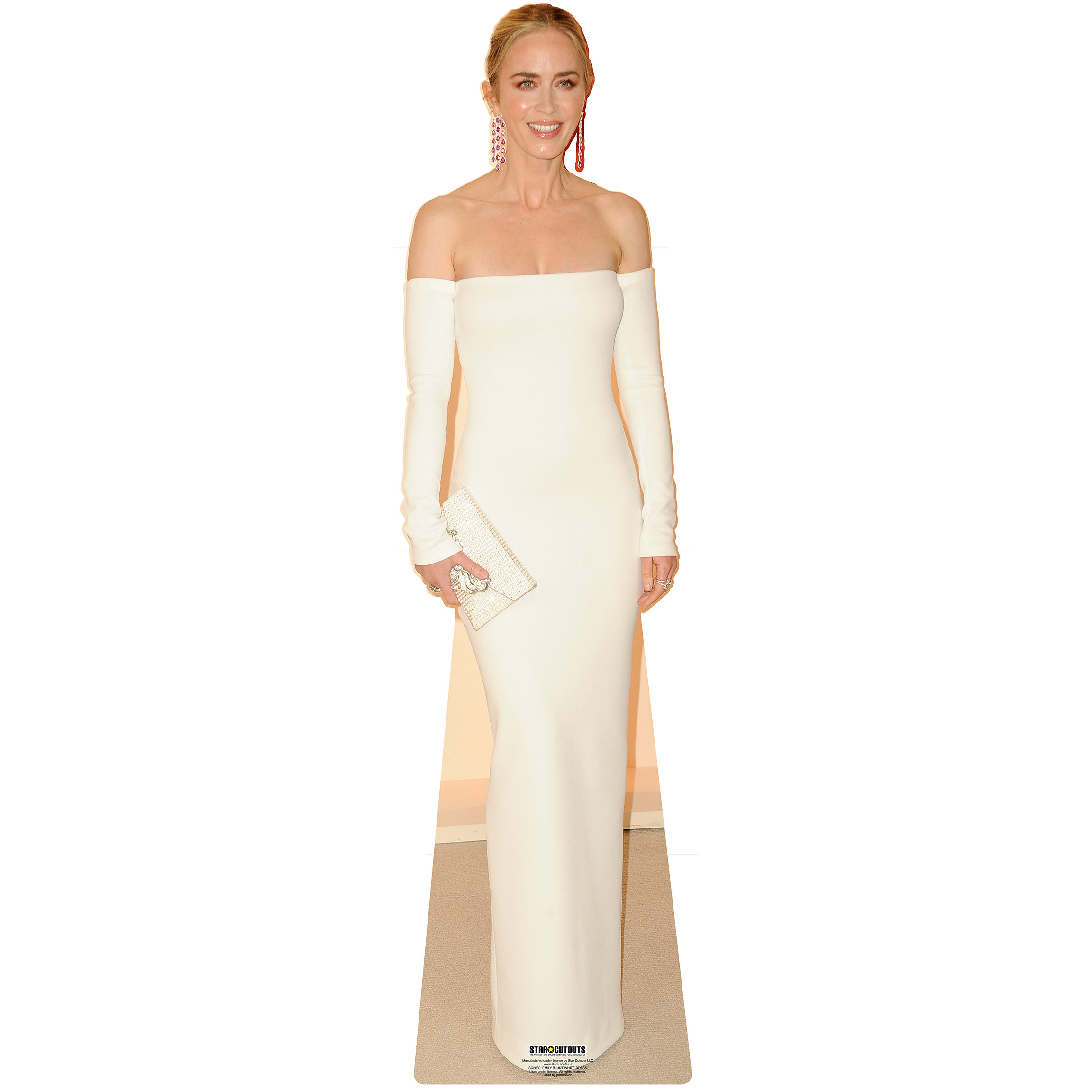 Star Cutouts SC2630 Emily Blunt White Gown Cardboard Cutout Standee ...