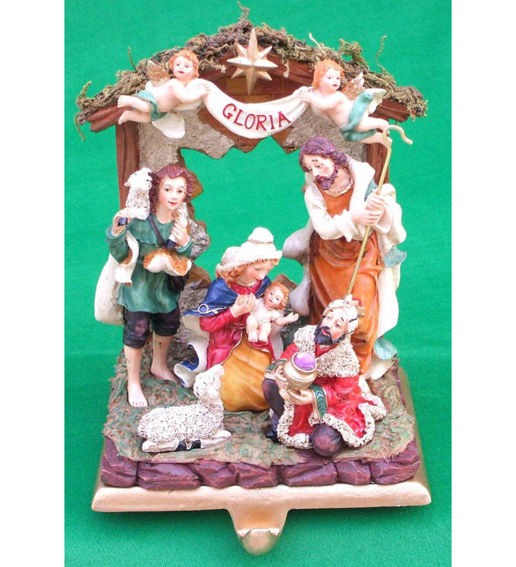Northlight Seasonal 11.5" Large Religious Nativity Christmas Stocking ...