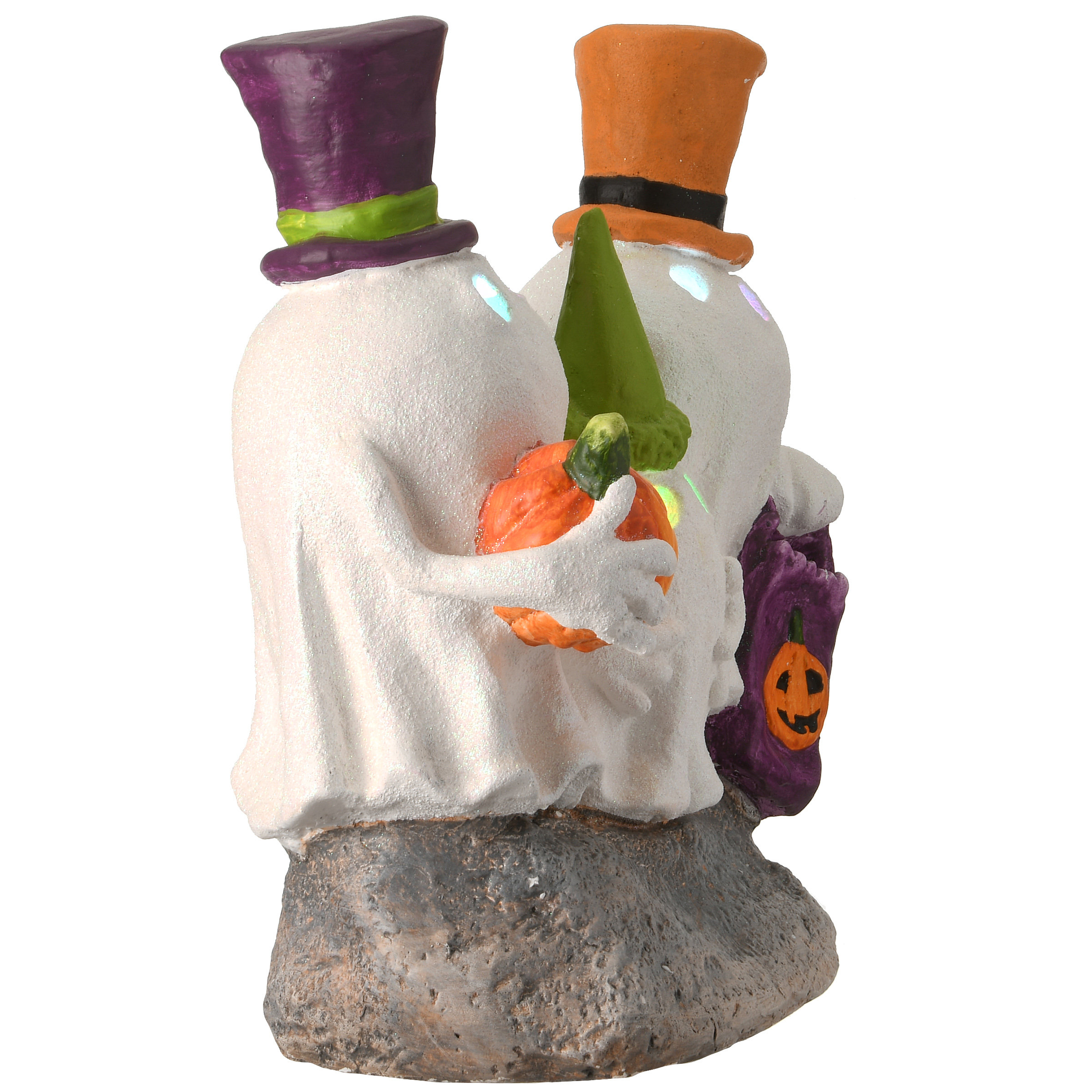 The Holiday Aisle® 15" Halloween Ghost Trio with LED Light | Wayfair