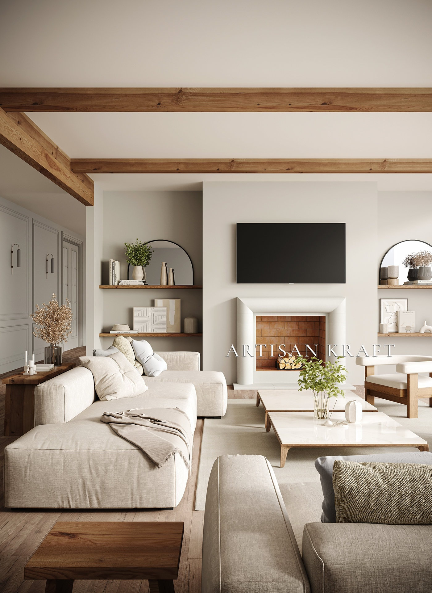Artisan Kraft Aspen Hand Carved Cast Stone Fireplace Surround - Wayfair ...