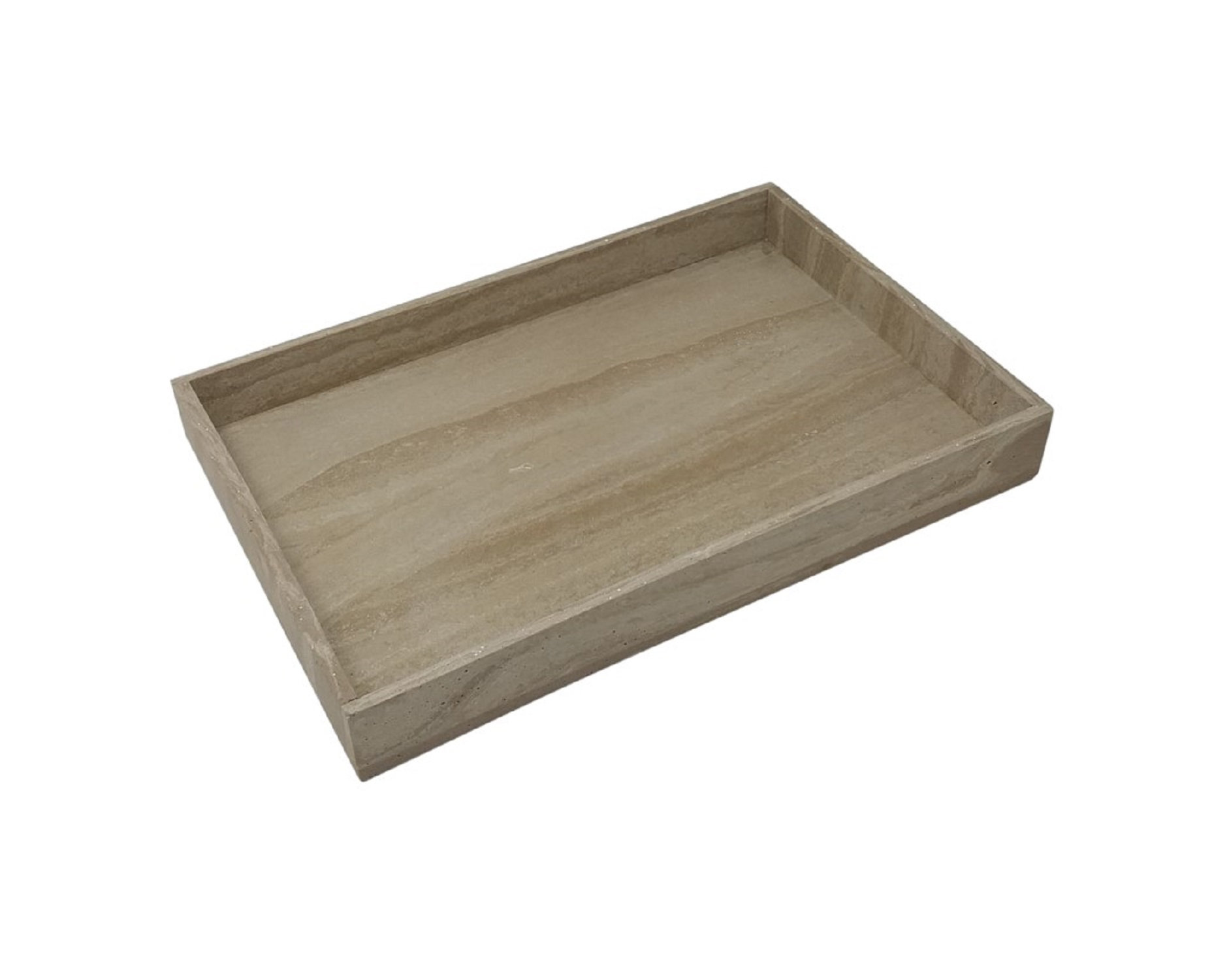 AllModern Ottava Rectangular Small Serving Tray Resin Dia 13.7" | Wayfair