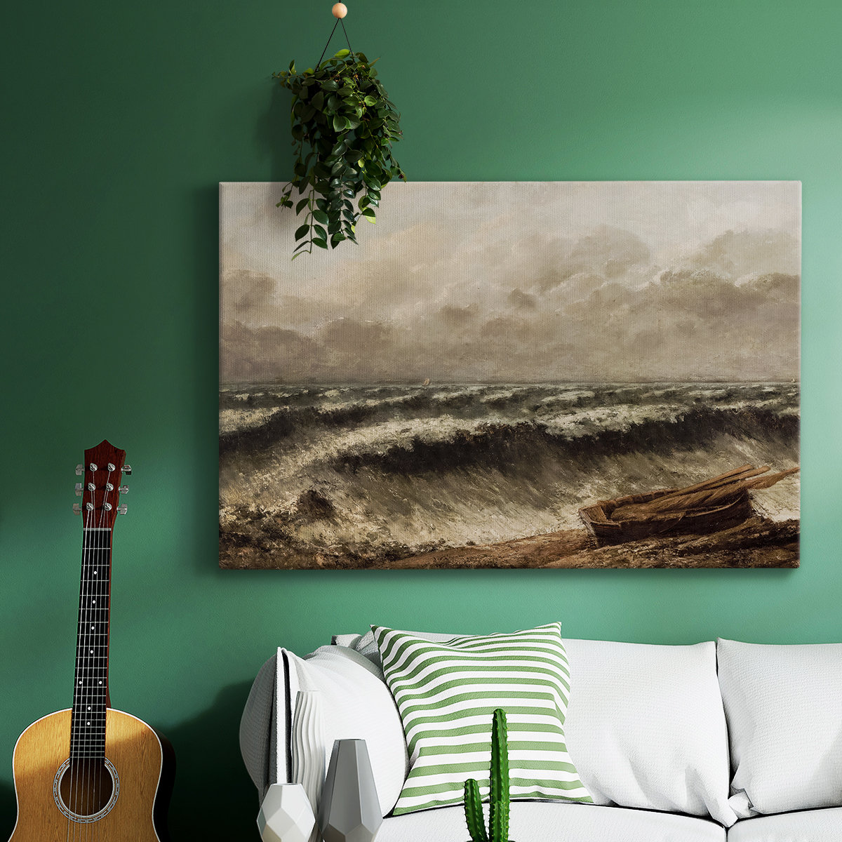 Millwood Pines Vintage Nautical-CCXV Framed On Canvas Print | Wayfair