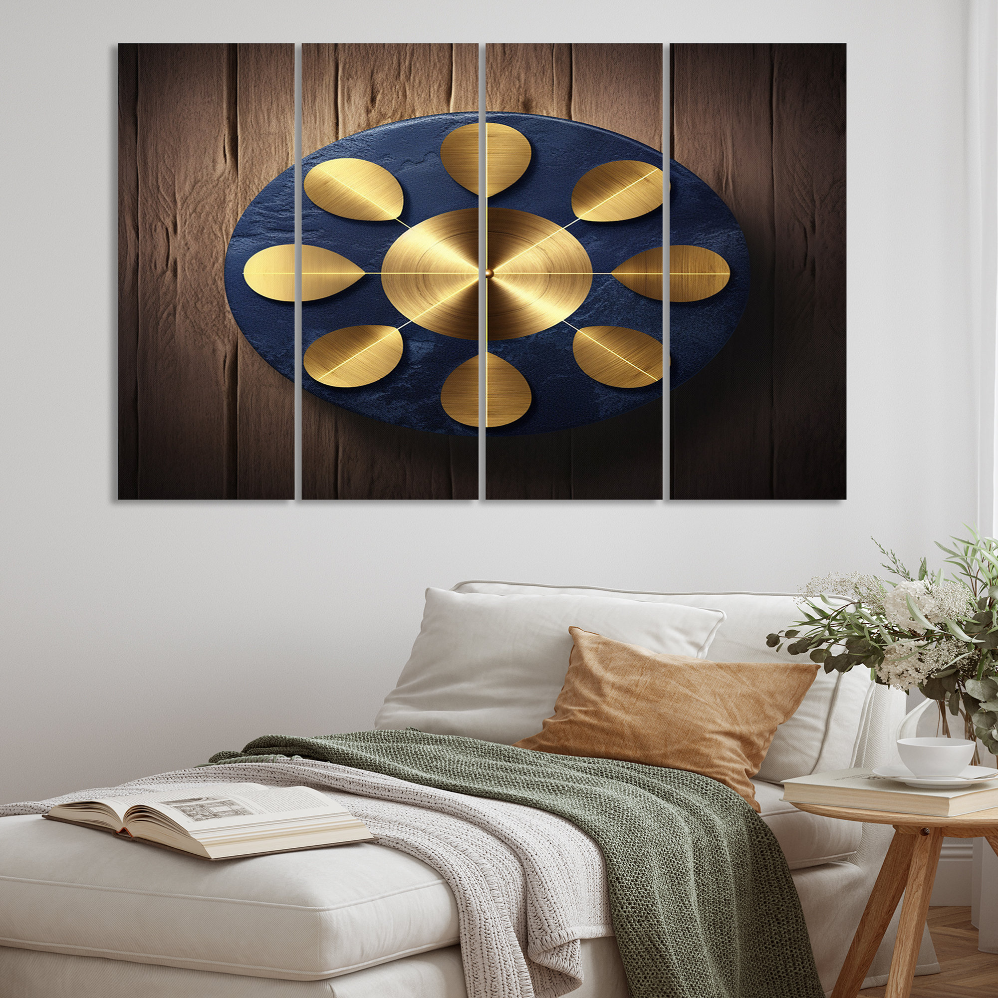 Wrought Studio Sacramental Blue Sacred Geometry Seal II - Modern ...