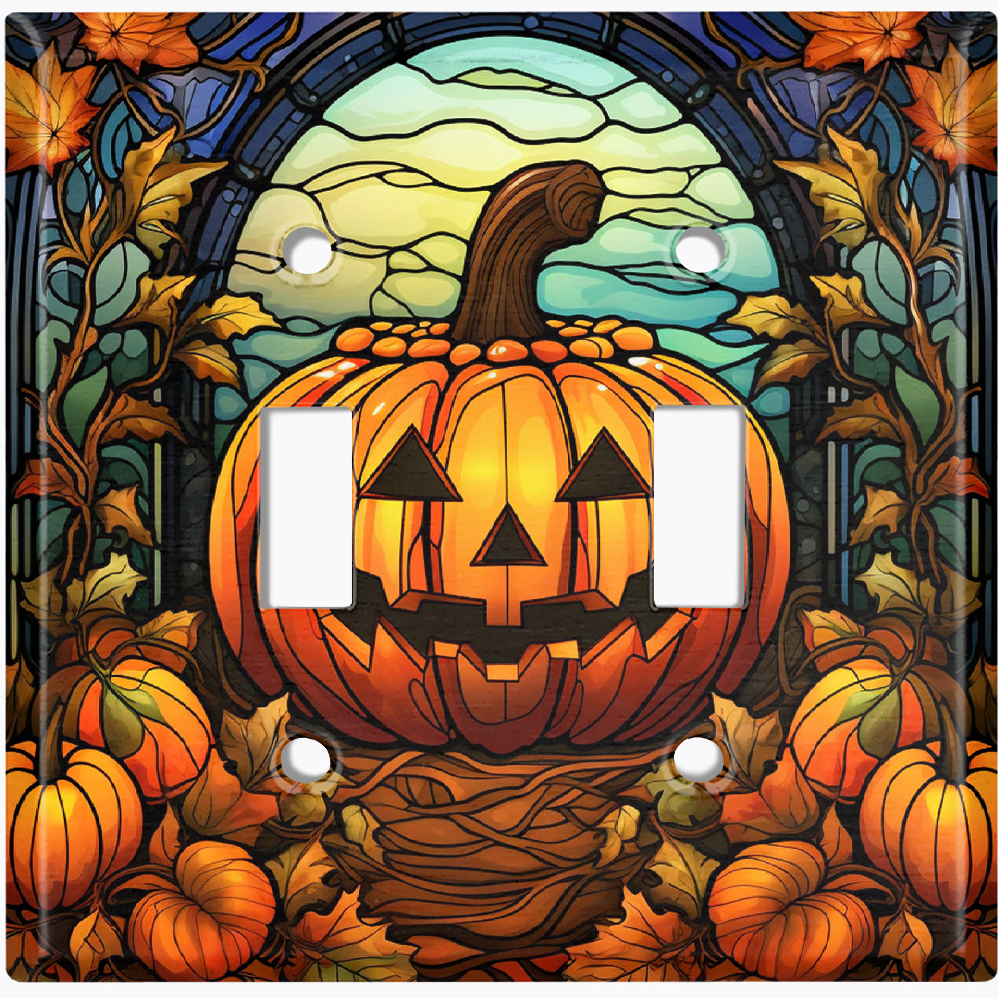 WorldAcc Halloween Spooky Pumpkin Christmas Festive Tree Lights 2 ...