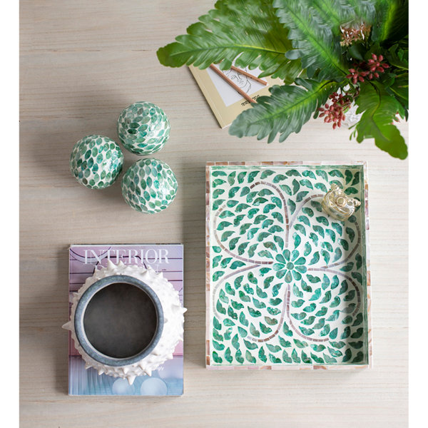 Langley Street Alfreda Solid Wood Tray & Reviews | Wayfair