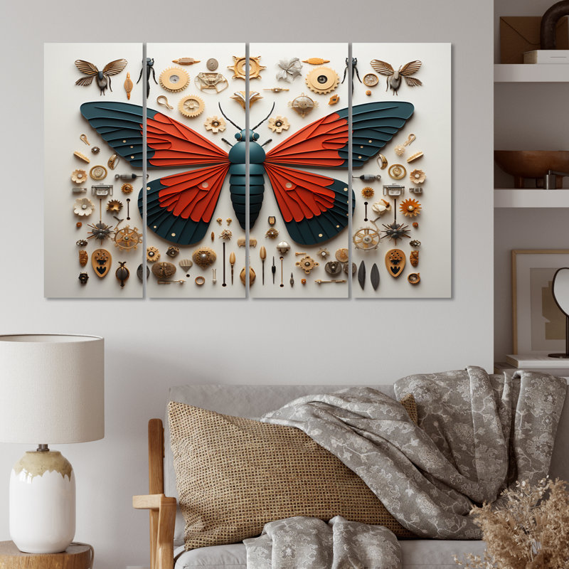 Design Art Insects Bugs Tiny Wonders III - Animals Metal Wall Art ...