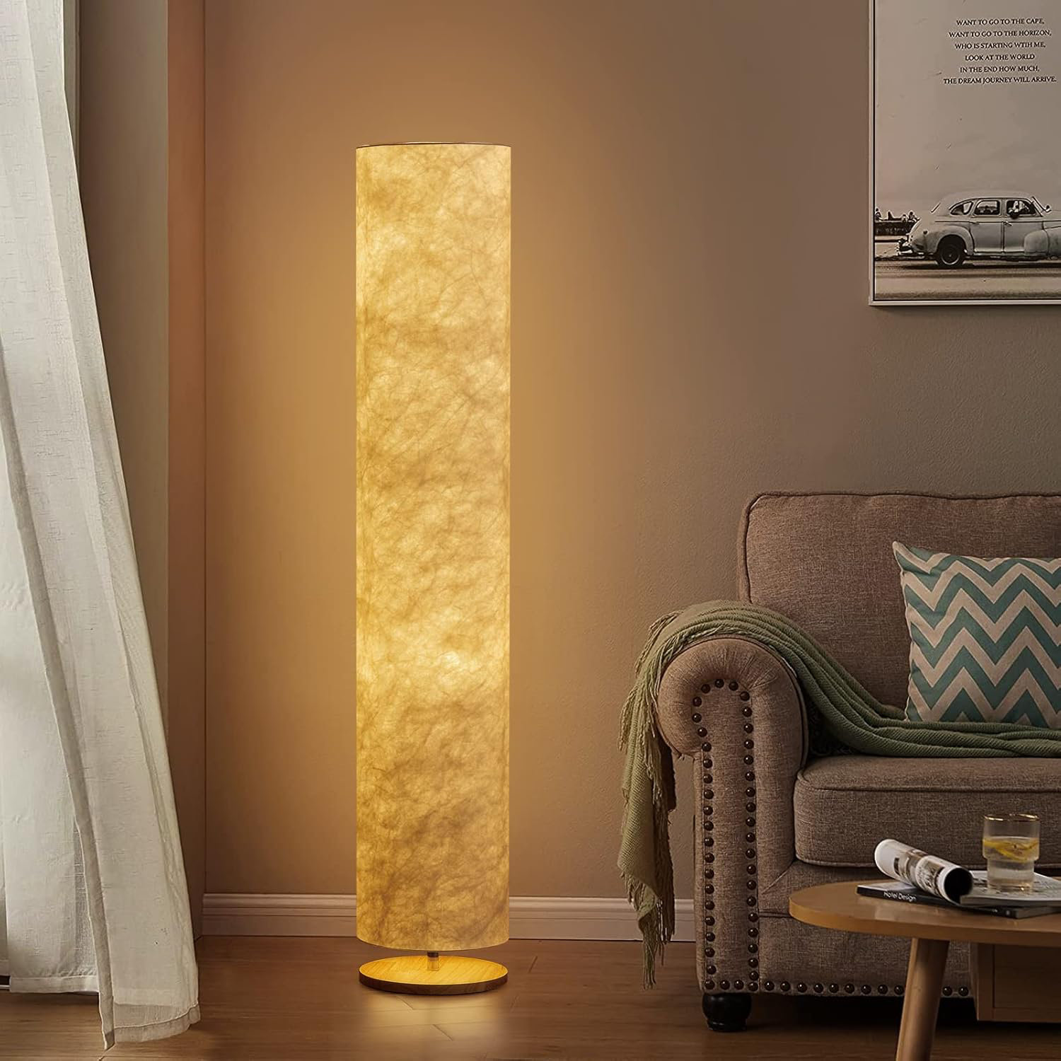Brayden Studio® 52 Inch Modern Floor Lamp With Soft Warm White 3000K ...